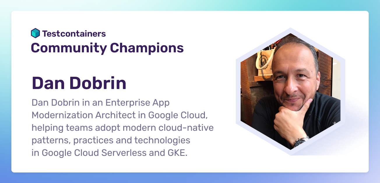 Community Champion: Dan Dobrin