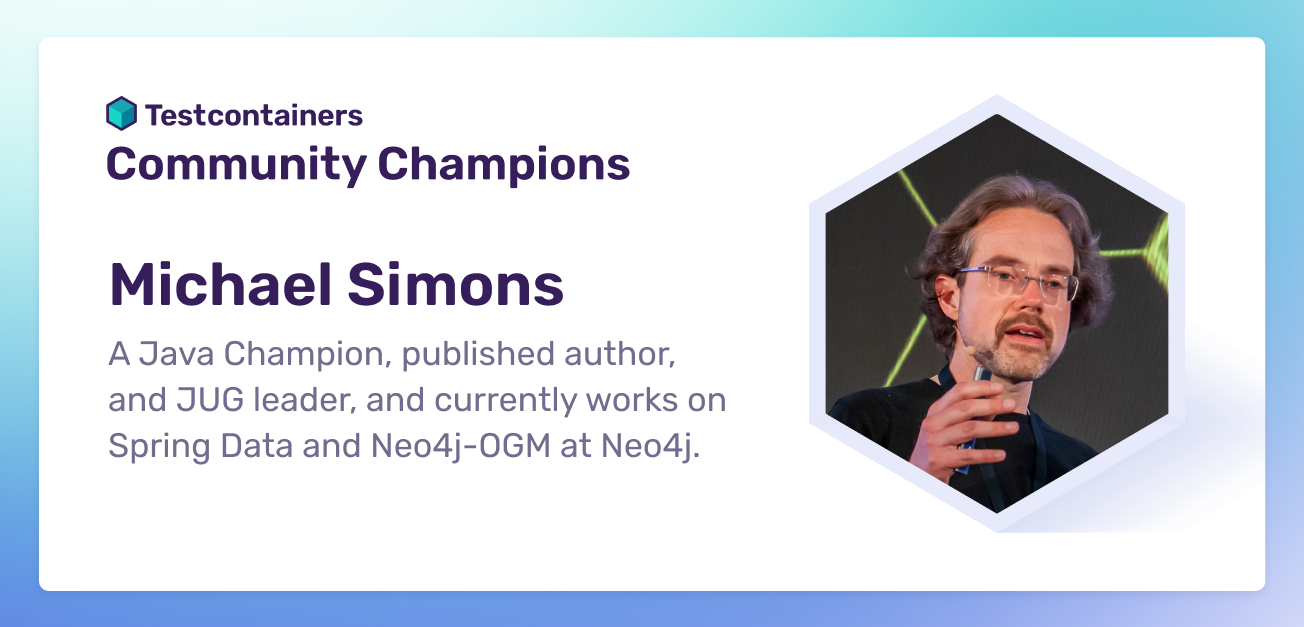 Community Champion: Michael Simons