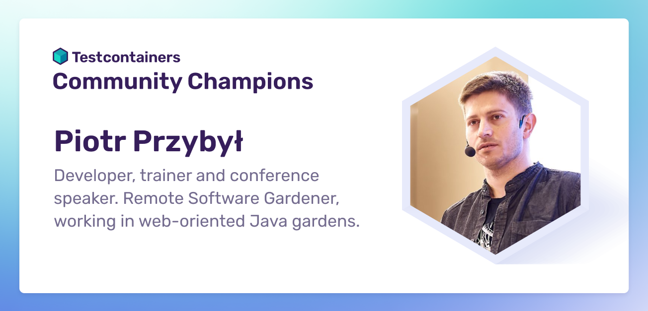 Community Champion: Piotr Przybył