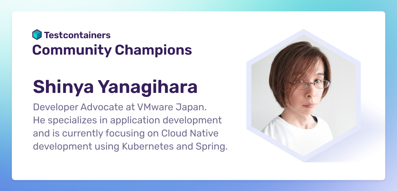Community Champion: Shinya Yanagihara