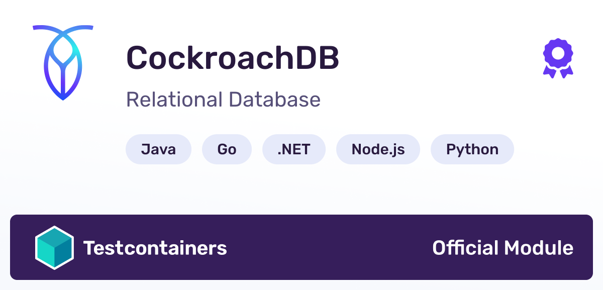 Testcontainers CockroachDB Module