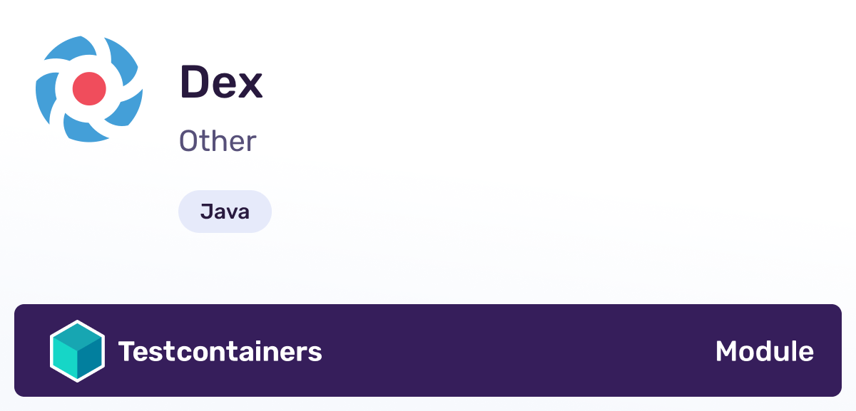 Testcontainers Dex Module