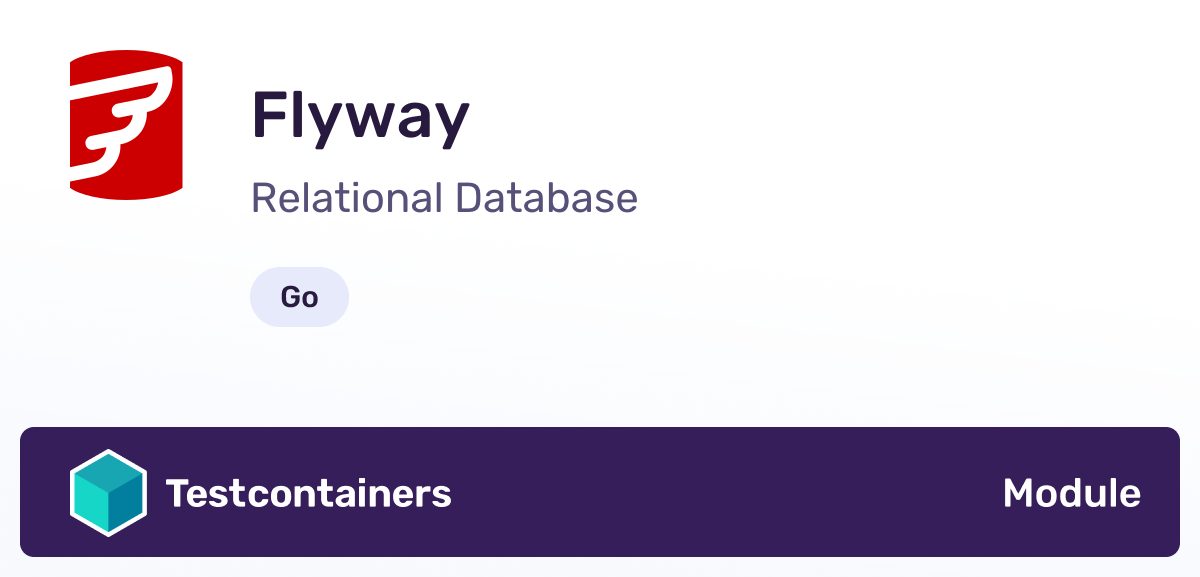 Testcontainers Flyway Module