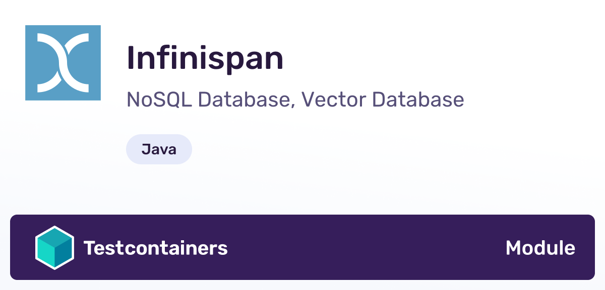 Testcontainers Infinispan Module