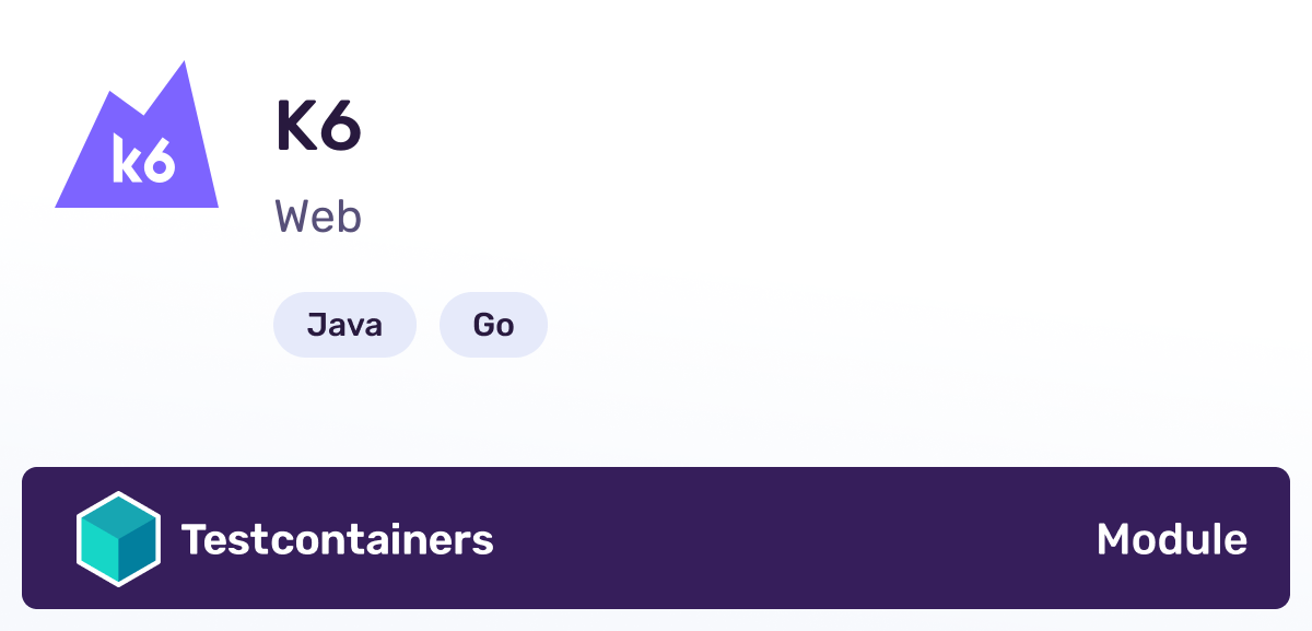 Testcontainers K6 Module