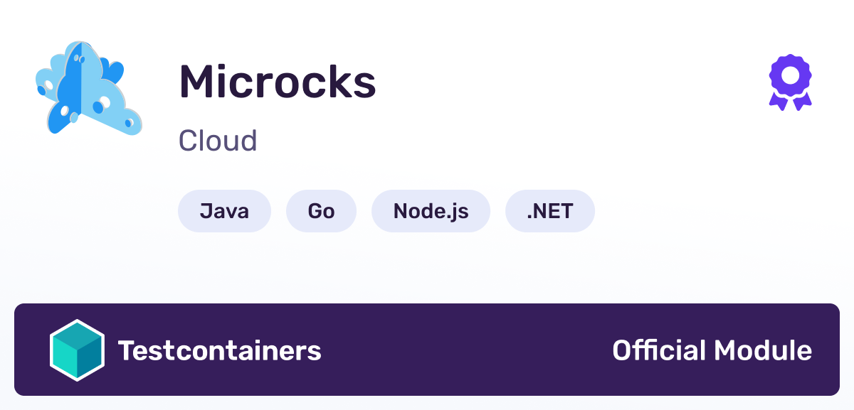 Testcontainers Microcks Module