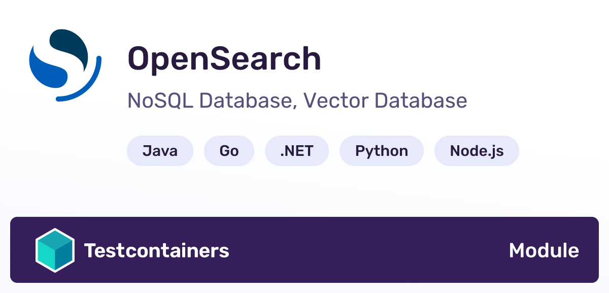 Testcontainers OpenSearch Module
