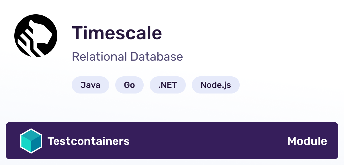 Testcontainers Timescale Module