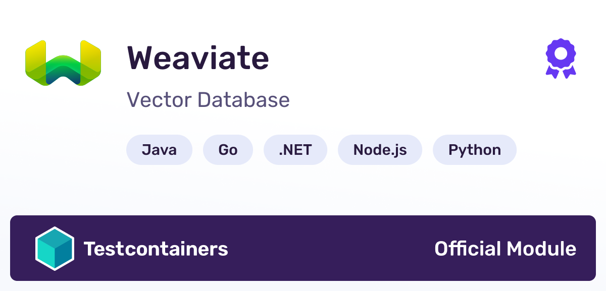 Testcontainers Weaviate Module